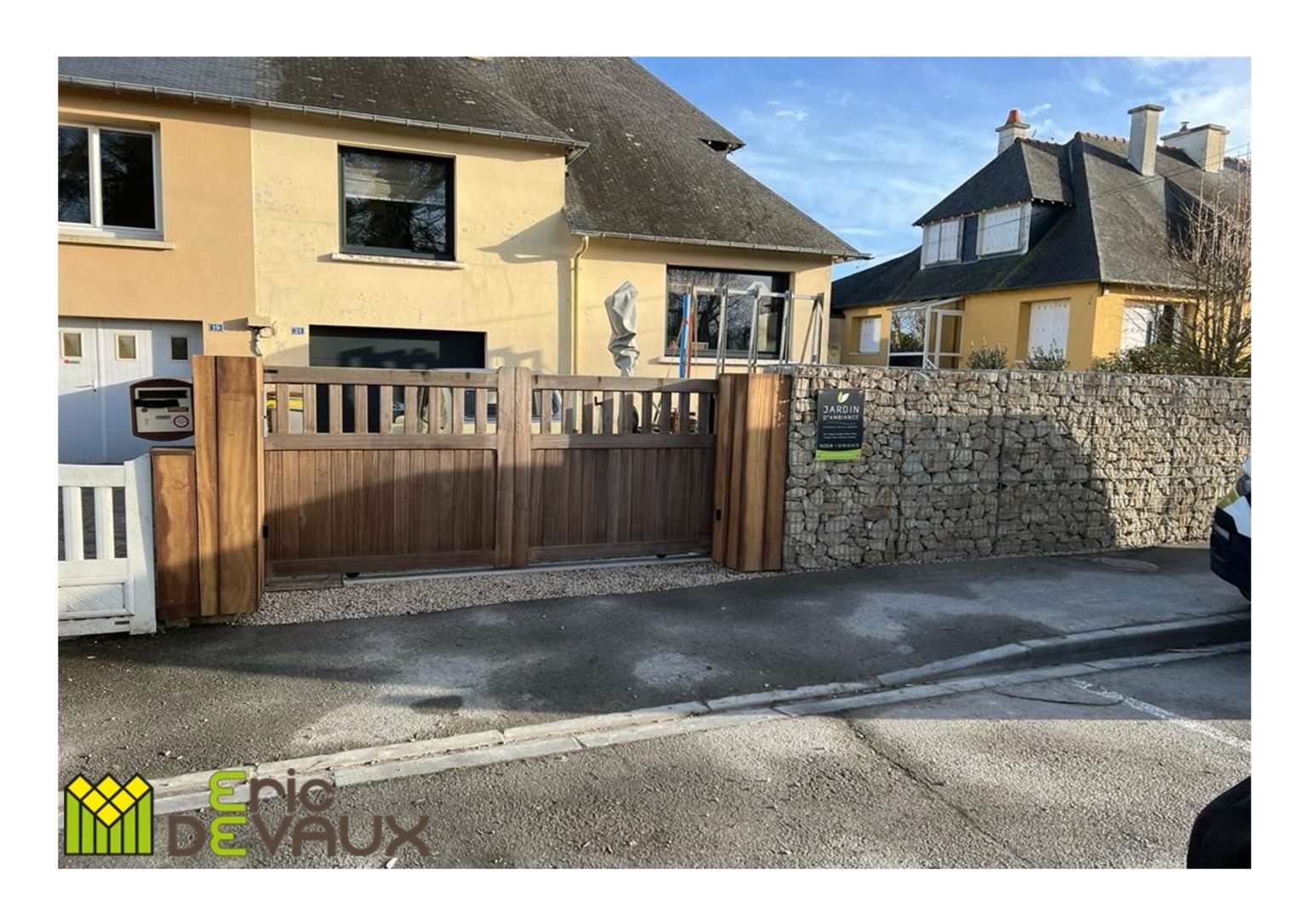 Fabricant portail bois sur mesure, pose Deauville, Lisieux | Eric Devaux